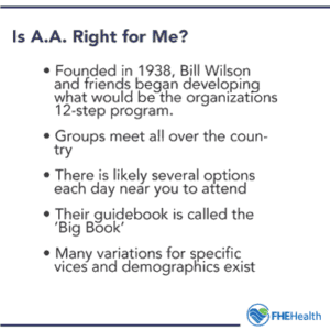 Comparing Recovery Groups: AA, SMART and Celebrate Recovery | FHE Health