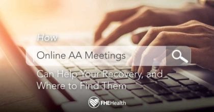 Where to Find Online AA Meetings for Recovery Support | FHE Health