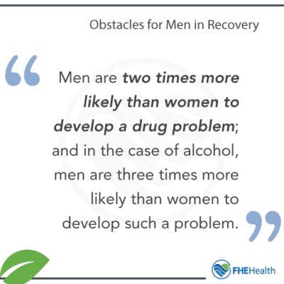 Obstalces Men Face in Early Recovery | FHE Health