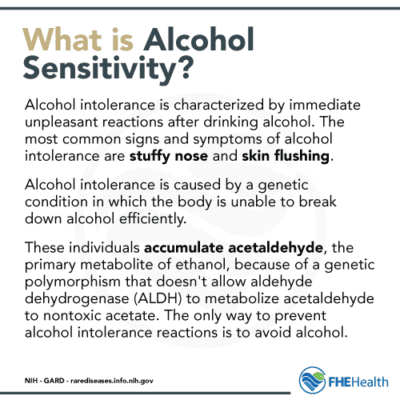 What is Alcohol Sensitivity and Who it Affects? | FHE Health