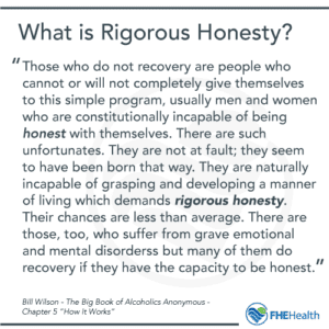 Rigorous Honesty: How this Practice Benefits Recovery | FHE Health