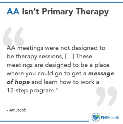 The Role of AA in Treatment | FHE Health