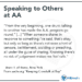 How to Talk in AA and Group Therapy - An Etiquette Primer | FHE Health