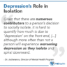 Breaking the Cycle of Self-Isolation and Depression | FHE Health
