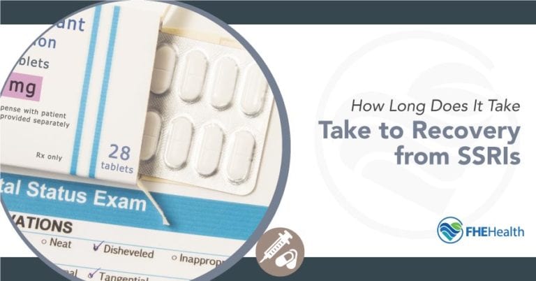 Recovery Timeline for SSRIs | FHE Health