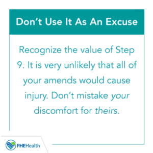 Step 9 AA: When to Make Amends and When Not to | FHE Health