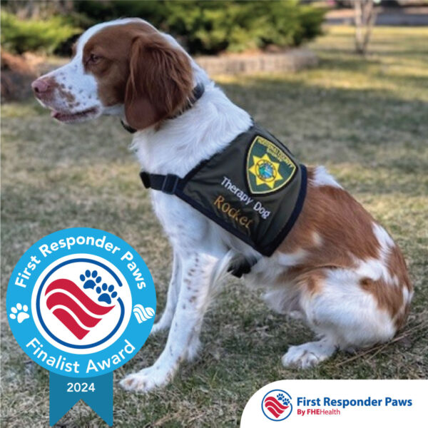 First Responder Paws Therapy Dog Award | FHE Health